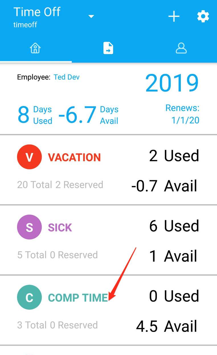 Time Off Request Workflow